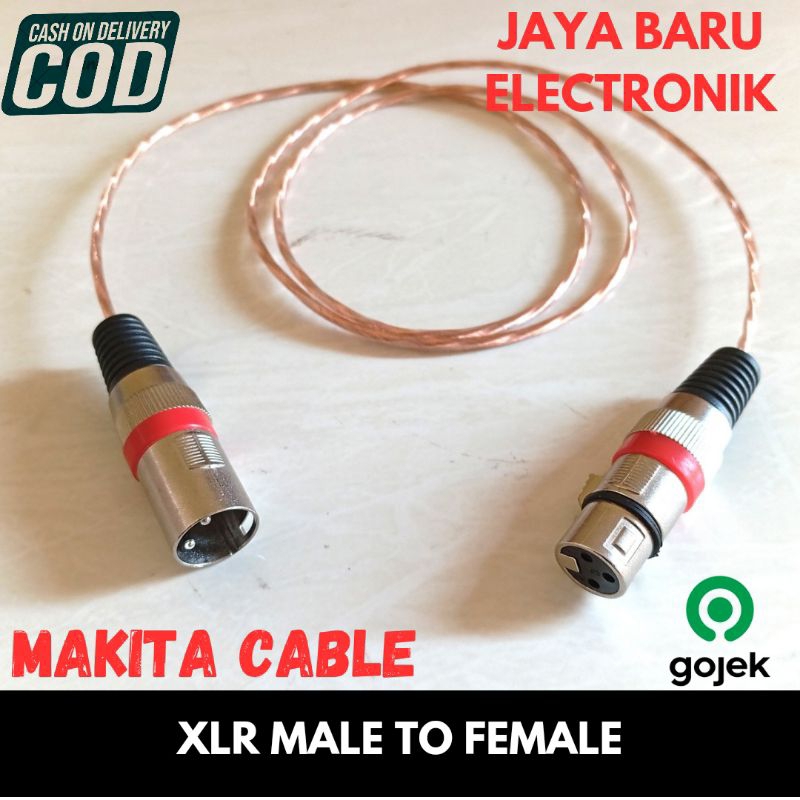 Jual Kabel mic XLR male to female | Shopee Indonesia