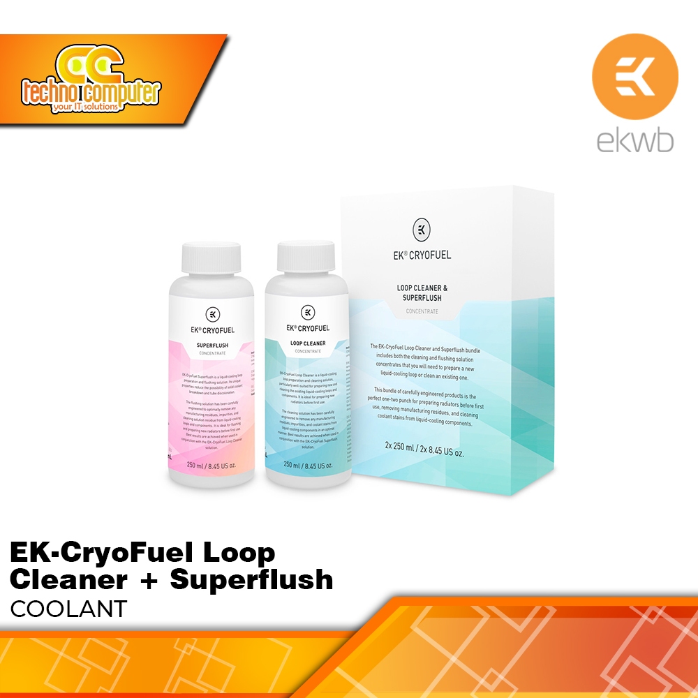 Jual EKWB EK CryoFuel Loop Cleaner + Superflush (Concentrate 250mL ...