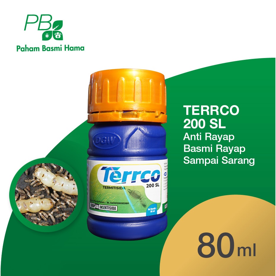 Jual Terrco 200SL - Anti Rayap Sampai Sarang - Basmi Rayap - Aman - 80 ...