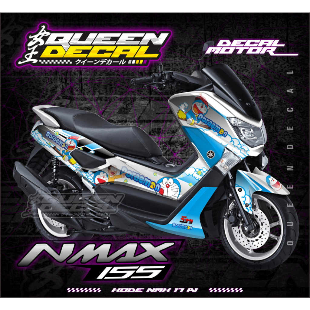 Jual Aksesoris Body Motor NMAX OLD Decal Full Body Desain Variasi ...