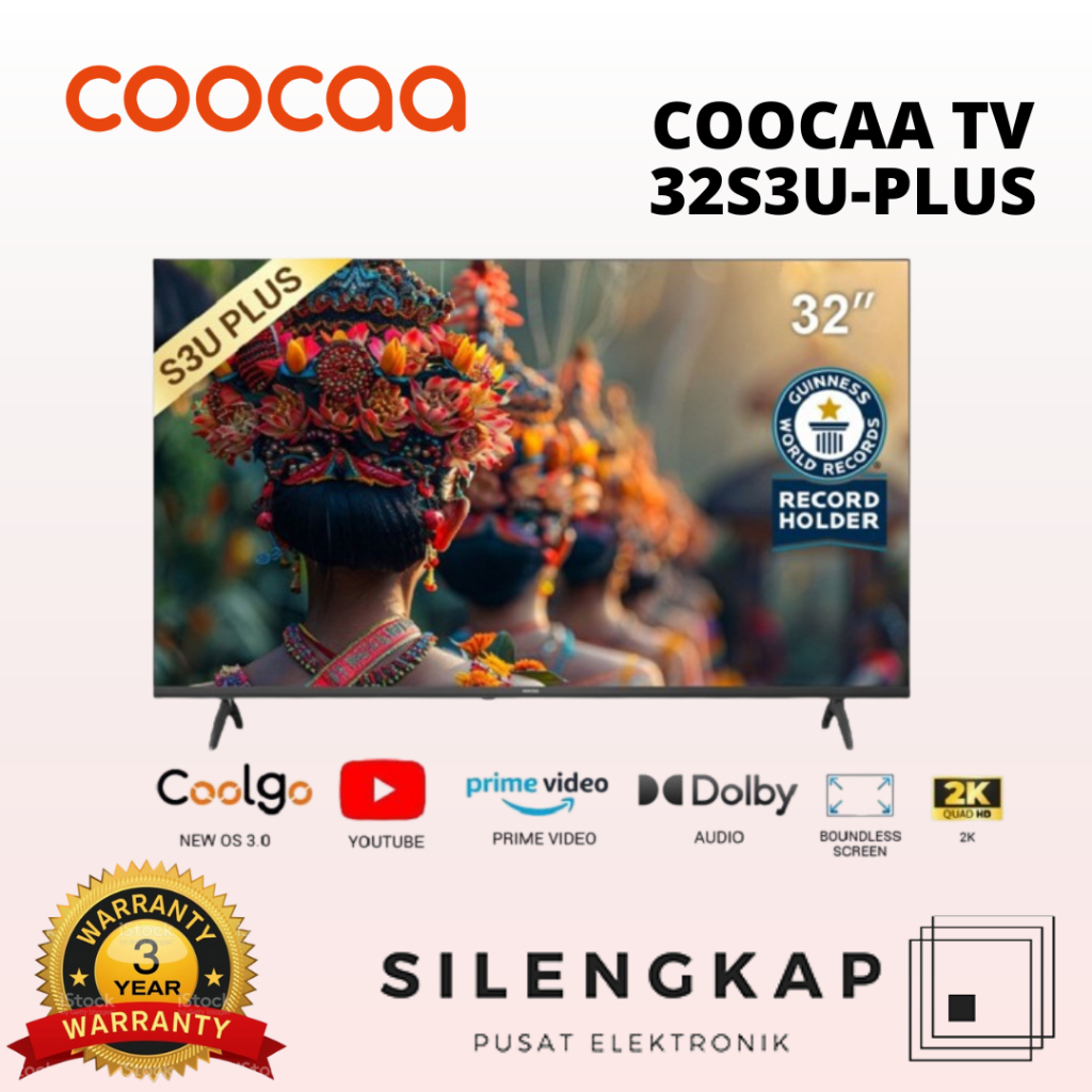 Jual Led Tv Coocaa 32" inch Smart Digital 32S3U 32S3 U Coca | Shopee ...