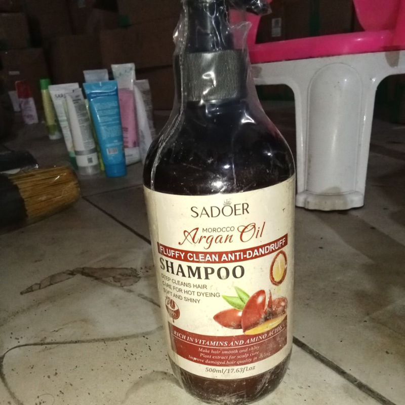 Jual Sadoer Shampoo Argan Oil Morocco 500ml | Shopee Indonesia
