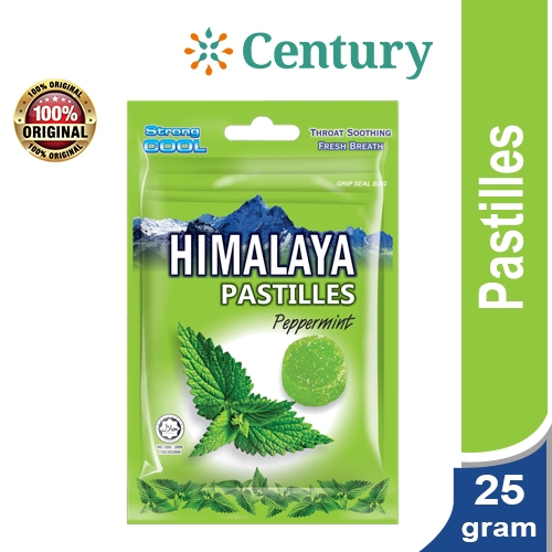 Jual HIMALAYA PASTILLES PERMENT MINT 25GR / PERMEN PELEGA TENGGOROKAN ...