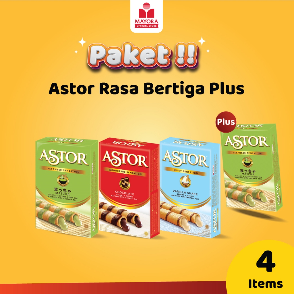 Jual Paket Astor Rasa Bertiga Plus | Shopee Indonesia