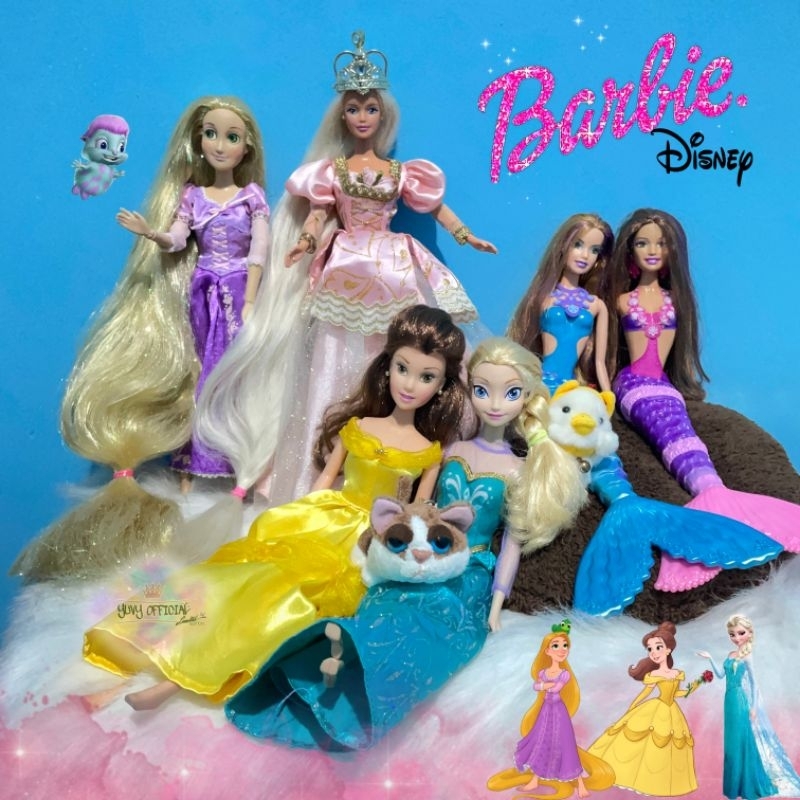 Jual BARBIE PRINCESS | BARBIE ORIGINAL MATTEL | Barbie Mermaid Rapunzel ...