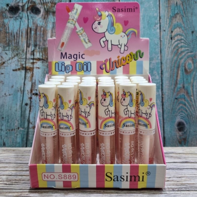 Jual 24 Pcs Lip Oil Sasimi Collagen Snail / Magic Unicorn | Shopee ...
