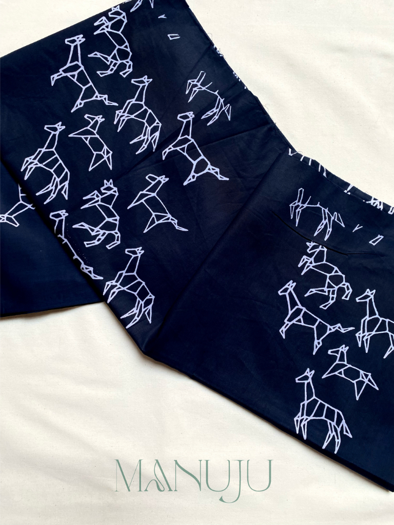 Jual Kain Batik Meteran Warna Biru Motif Origami Kuda Premium Batik ...