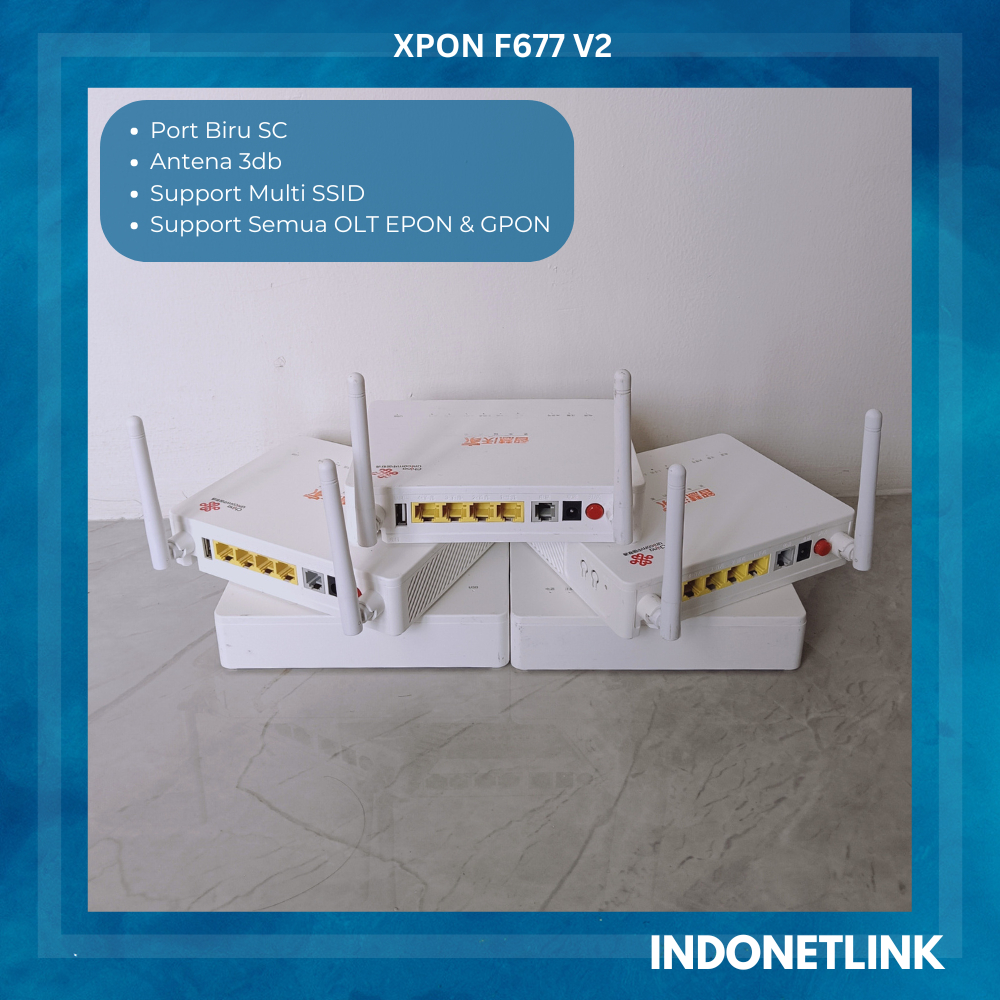 Jual 5 PCS MODEM ONT XPON F677 V2 NON ADAPTOR | Shopee Indonesia