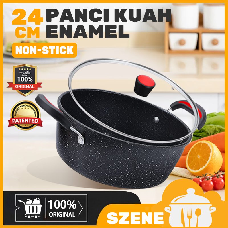 Jual Panci Sop 26cm Soup Pot Panci Susu/Panci Sup Ainti Lengket/ Panci ...