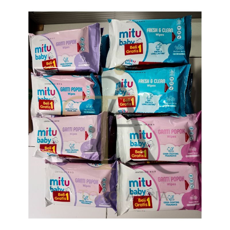 Jual Mitu Baby Beli 1 Gratis 1 isi 50 lembar | Shopee Indonesia