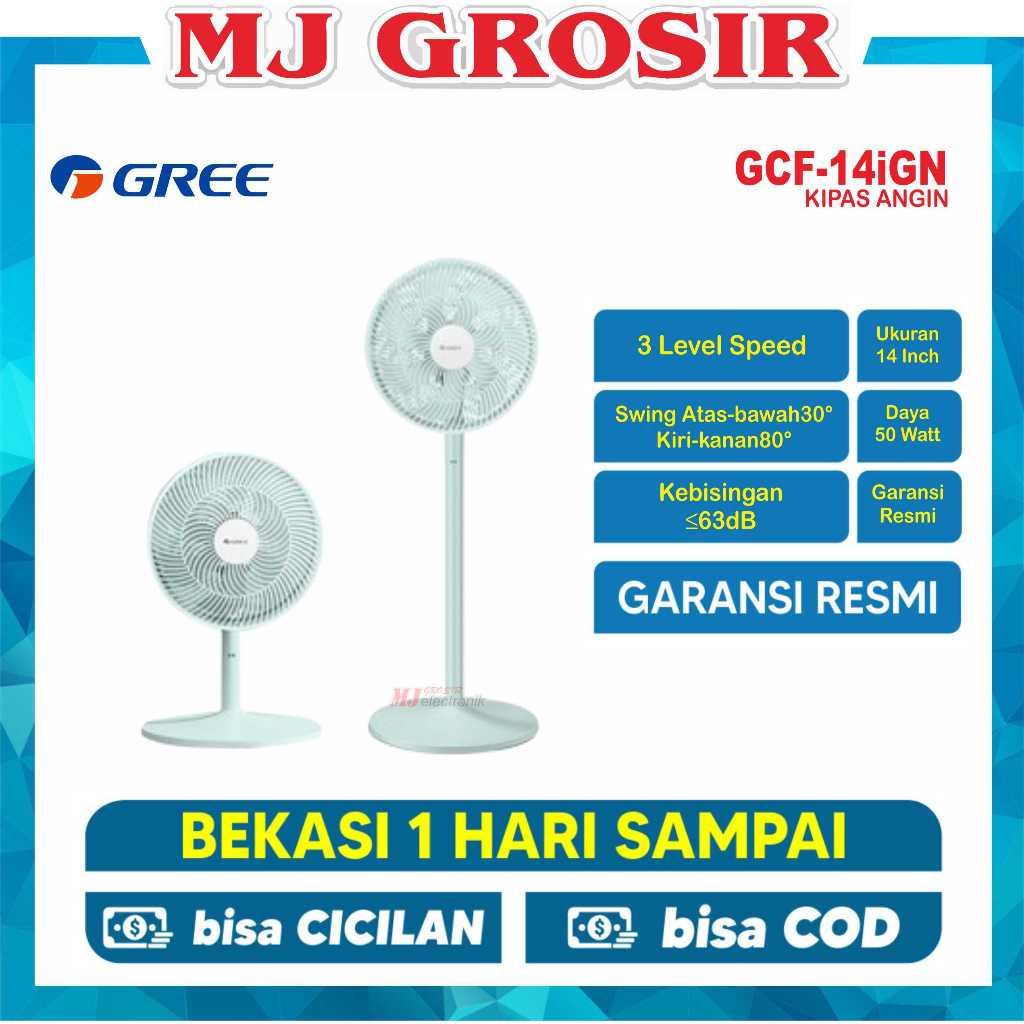 Jual KIPAS ANGIN GREE WIND GREEN FAN GCF 14 IGN KIPAS ANGIN 2 FUNGSI ...
