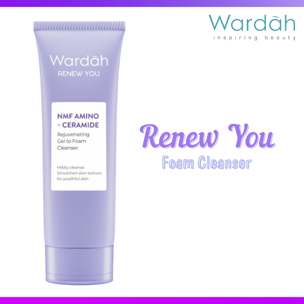 Jual Wardah Renew You Nmf Amino Ceramide Rejuvenating Gel to Foam ...