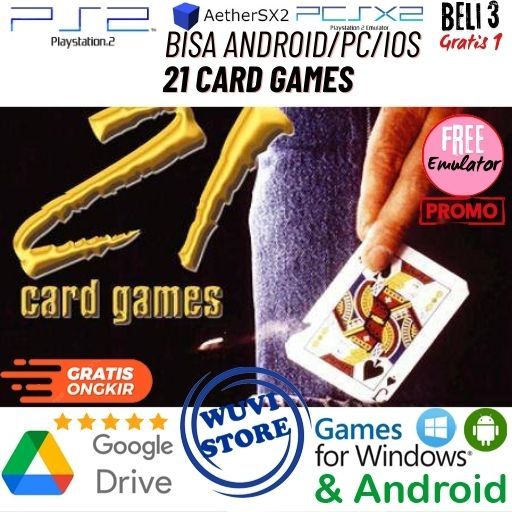 Jual PS2 21 Card Games | Bisa di PC / Android / IOS Plus Emulator ...
