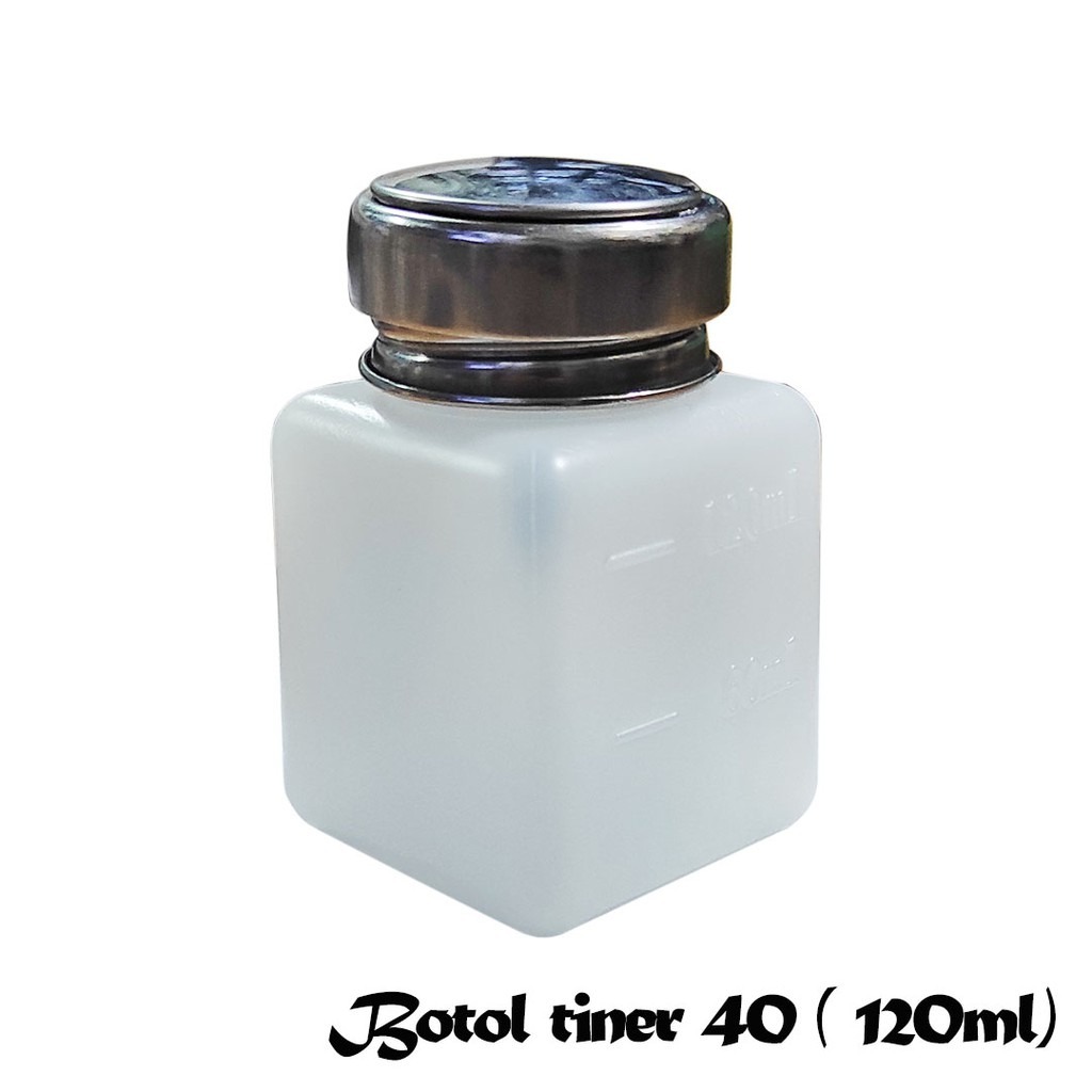 Jual BOTOL TINER 40 KECIL 120ml | Shopee Indonesia