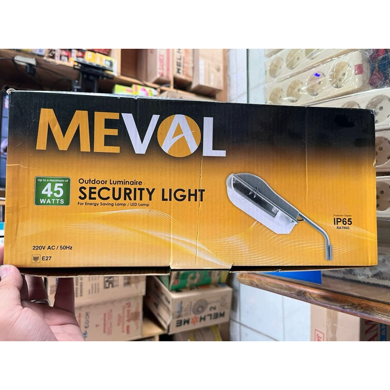 Jual MEVAL SECURITY LIGHT / LAMPU JALAN / LAMPU TIANG COVER / OUTDOOR ...