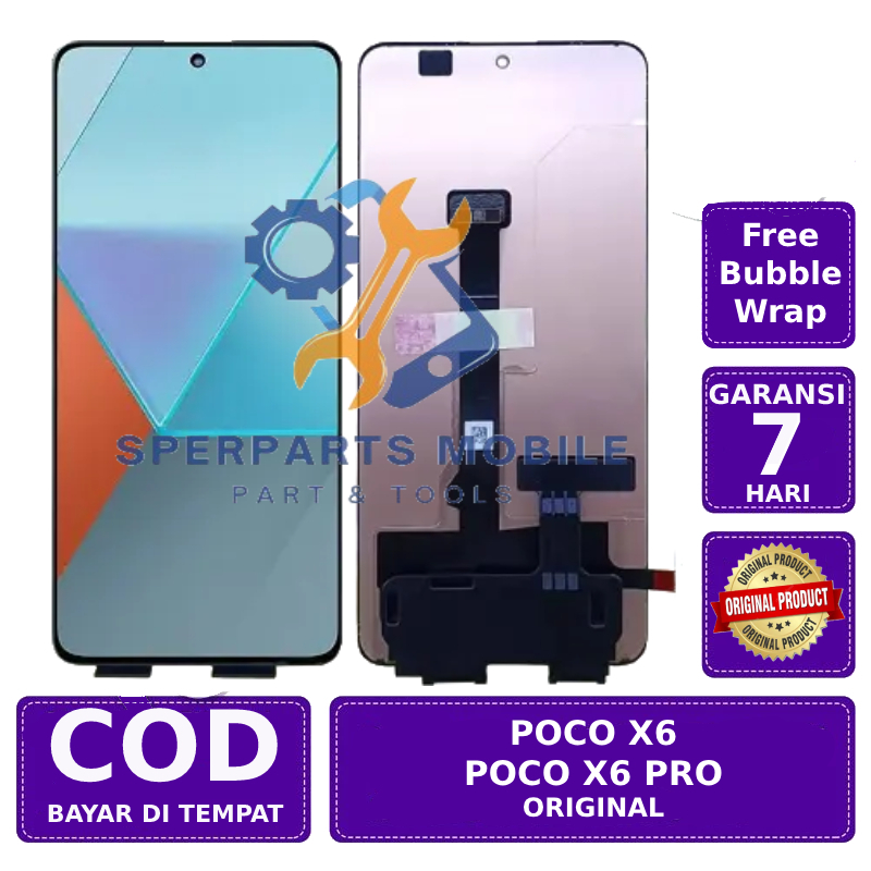 Jual LCD POCO X6/ POCO X6 PRO ORIGINAL FULLSET TOUCHSCREEN GARANSI FREE ...