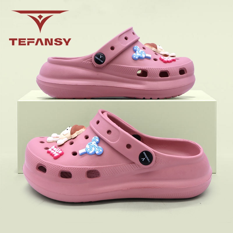 Jual Tefansy Sandal Jelly Fuji Baim Wanita Sandal Kodok Slip On Sendal ...