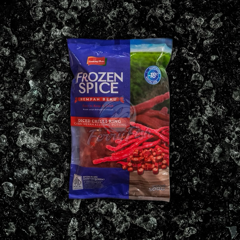 Jual Cabe Merah Keriting Potong / Cabai Iris / Diced Chilli Ring ...