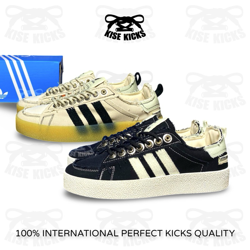 Jual [PERFECT KICKS] Sepatu Sneakers Pria Wanita Adidas x SFTM Black ...