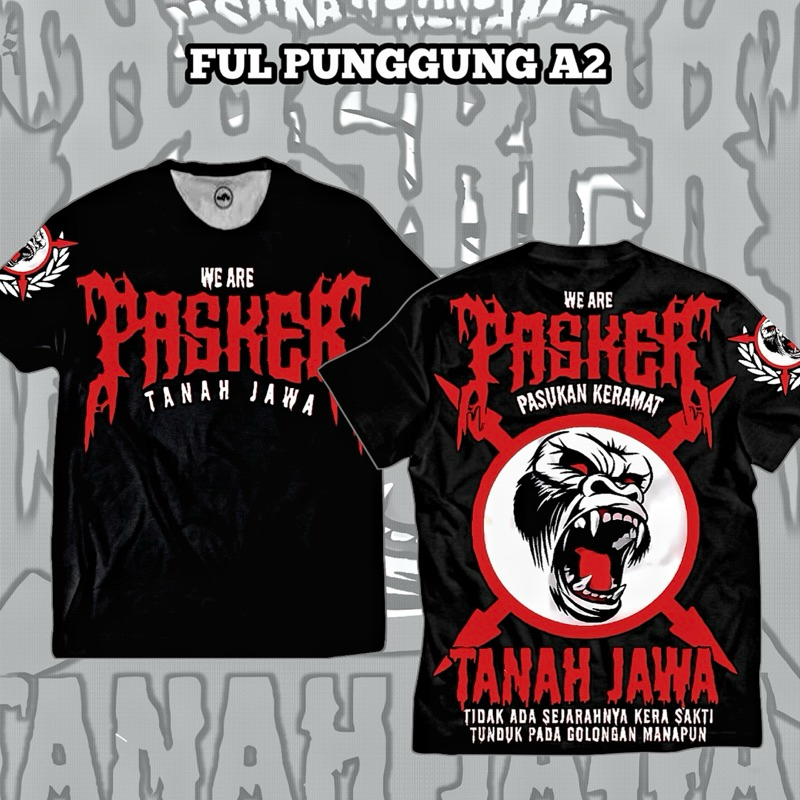 Jual kaos pasker tanah jawa ikspi kera sakti kaos distro disain terbaru pasker tanah jawa ful ...