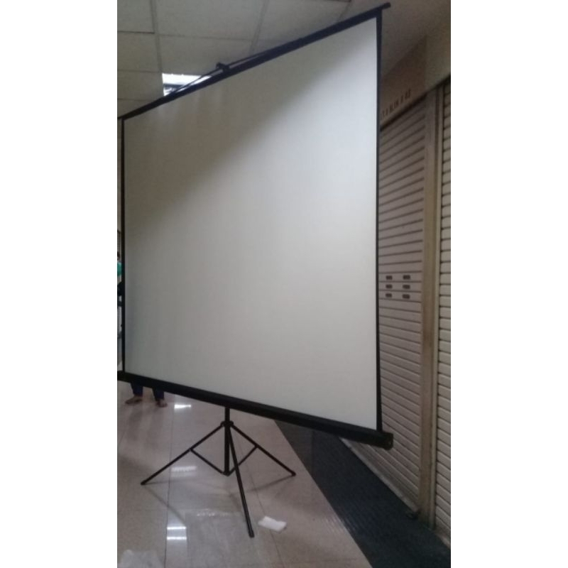 Jual Tripod Screen Proyektor 84 Inch - Layar Proyektor 84 "( 213×213cm ...