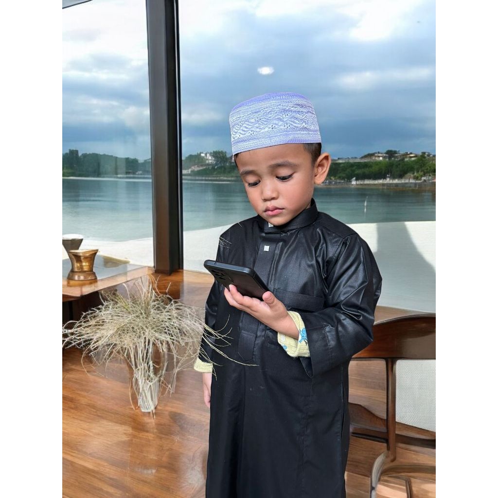 Jual Peci anak thailand putih peci anak santri | Shopee Indonesia