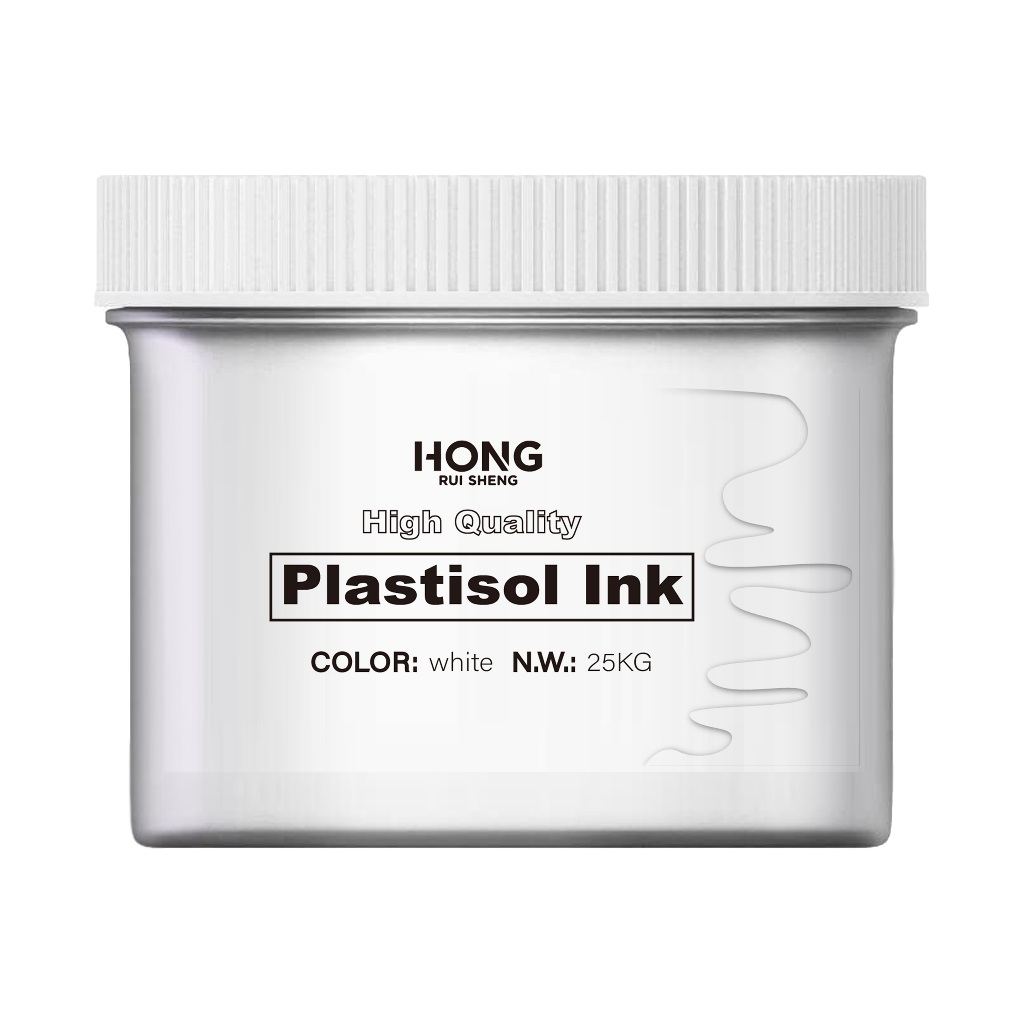 Jual HONG RUI SHENG white Plastisol Tinta Sablon25KG - High Gloss ...