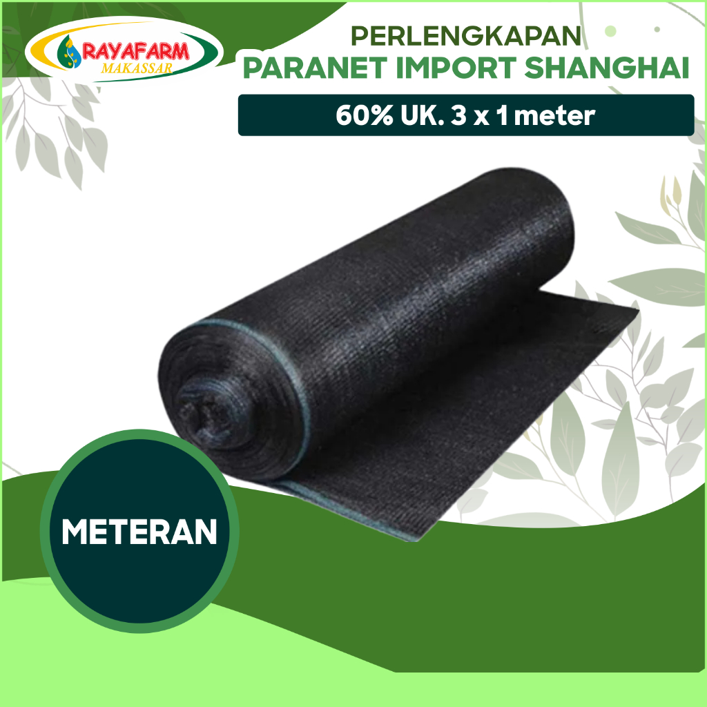 Jual Paranet / Shading Net 60% Ukuran Lebar 3 Meter ( Meteran ...