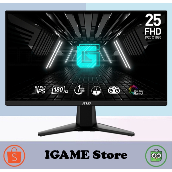 Jual MSI MAG 256F 25 inch IPS 1ms 180Hz FHD Gaming Monitor | Shopee ...