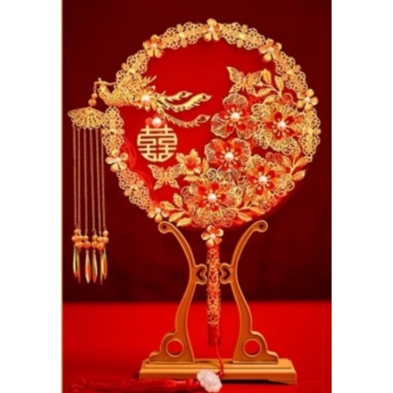 Jual XING FU - KIPAS SANGJIT WEDDING IMPORT 2 Sisi / CHINESE WEDDING ...