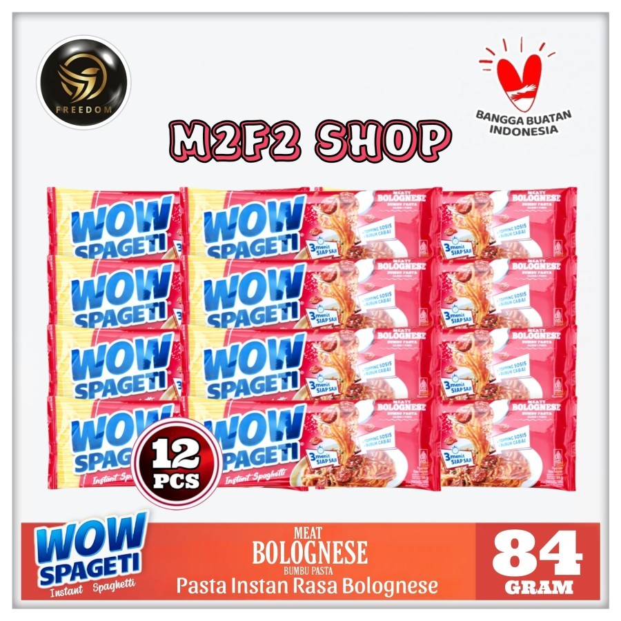 Jual Wow Spageti Instant Pasta Spaghetti Meaty Bolognese - 84 gr ...