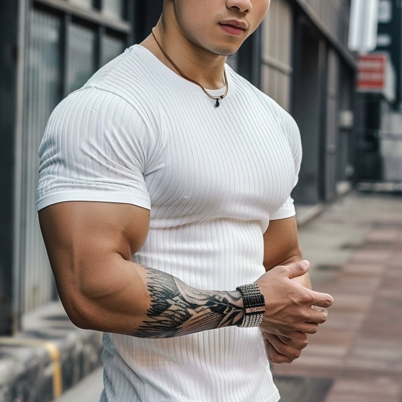 Jual KAOS GYM FASHION PRIA BAGUS SPORT WEAR ATASAN OLAHRAGA MUSCLEFIT ...