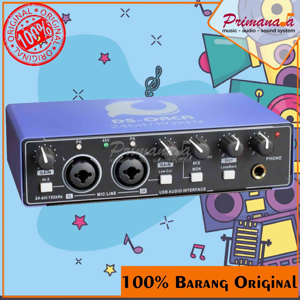 Jual Dolphin Sound DS Orca MK2 MK II Soundcard Audio Interface ...