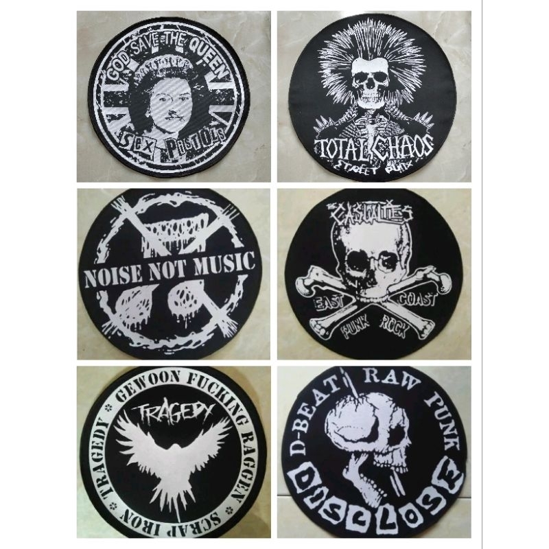 Jual EMBLEM BAND PUNK/EMBLEM BESAR/EMBLEM PUNK UKURAN 30CM | Shopee ...
