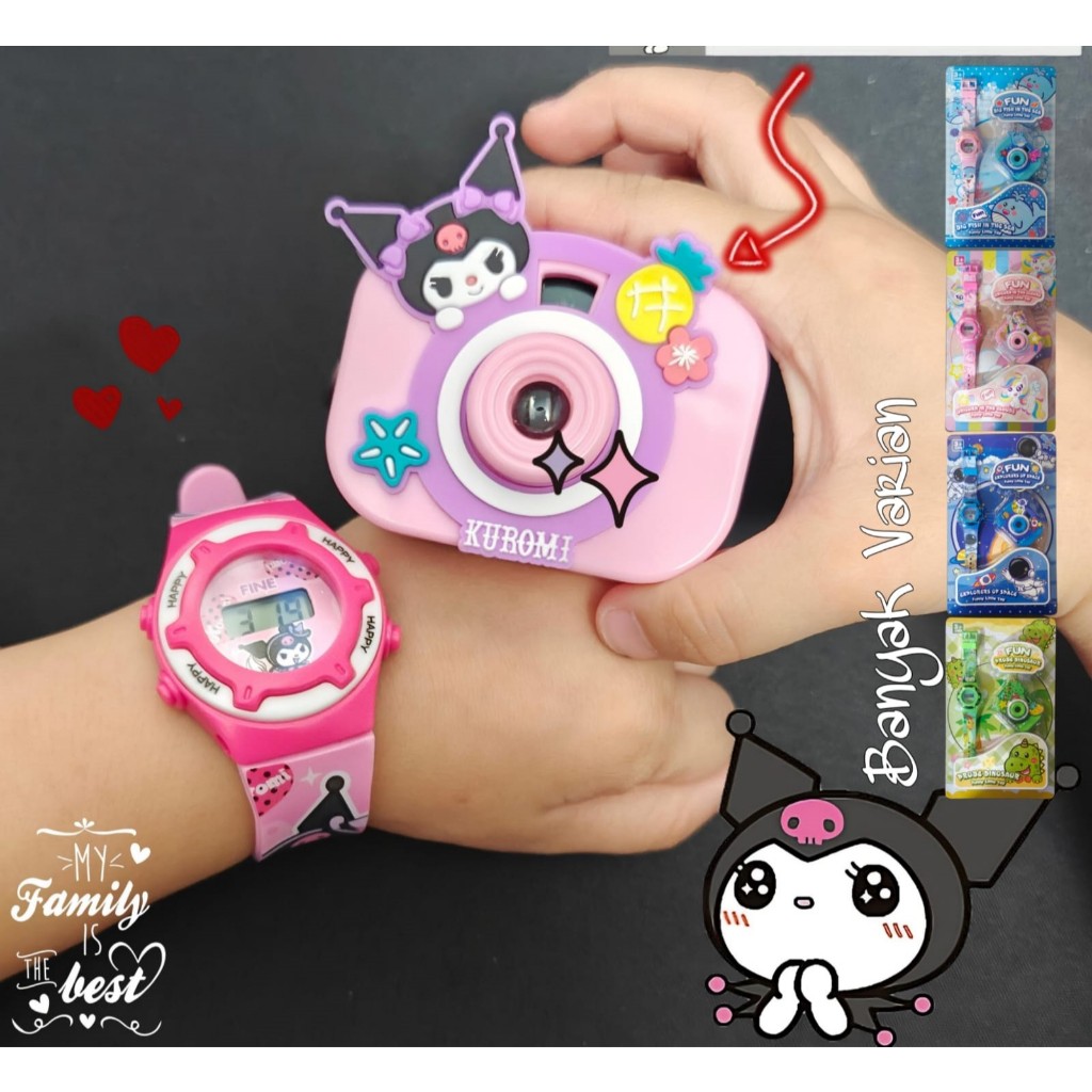 Jual Jam Tangan + Kamera Mini Mainan Karakter Funny Little Toy | Shopee ...