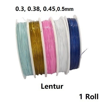 Jual Kawat Tembaga Lentur Warna-Warni (String Cable) Harga/ 1 roll(1PC ...