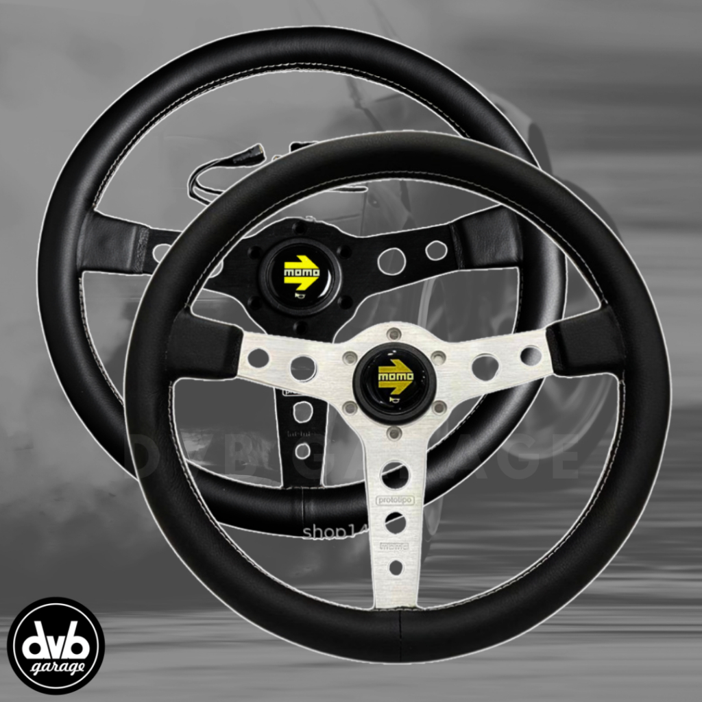 Jual STIR RACING MOMO PROTOTIPO LEATHER - SETIR KULIT STEERING WHEELS ...