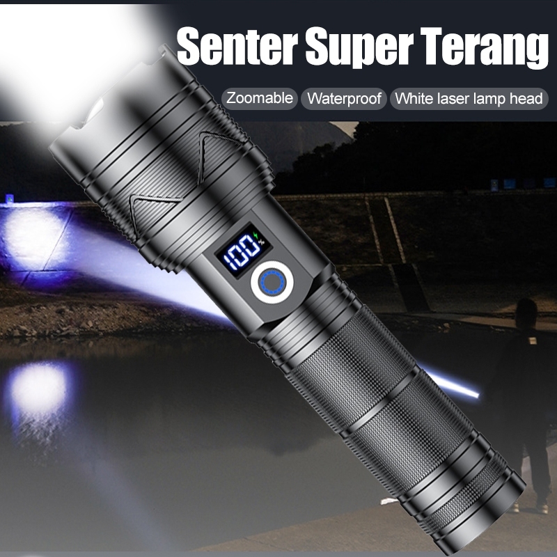 Jual ANBOLT A18/A18Pro Senter LED Super Terang Tahan Lama Jarak Jauh Senter Outdoor Tahan Air ...