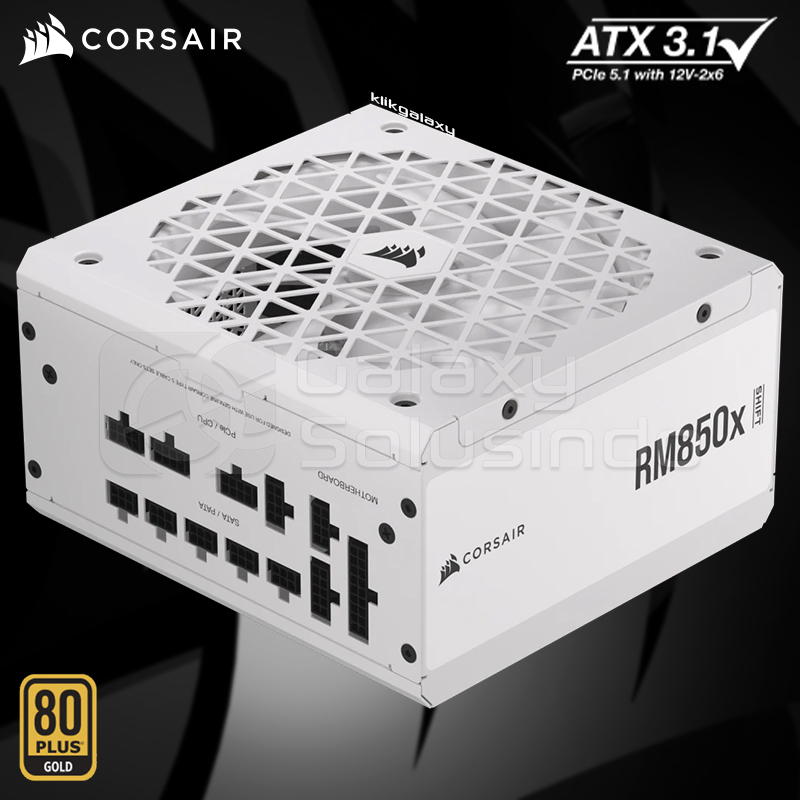 Jual Corsair RM850X SHIFT 850Watt 80 Plus Gold Full Modular White Power ...
