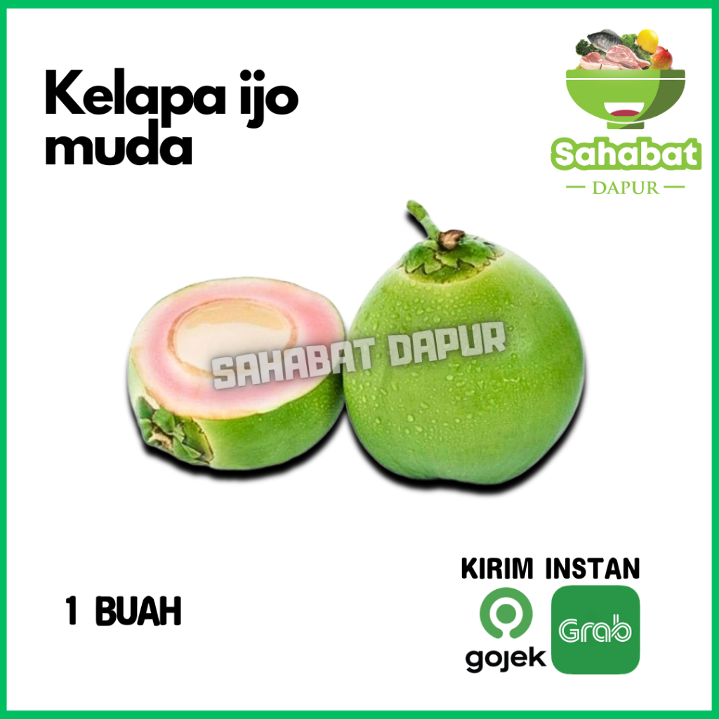 Jual Kelapa Muda/Kelapa Ijo 1buah Sahabatdapur | Shopee Indonesia