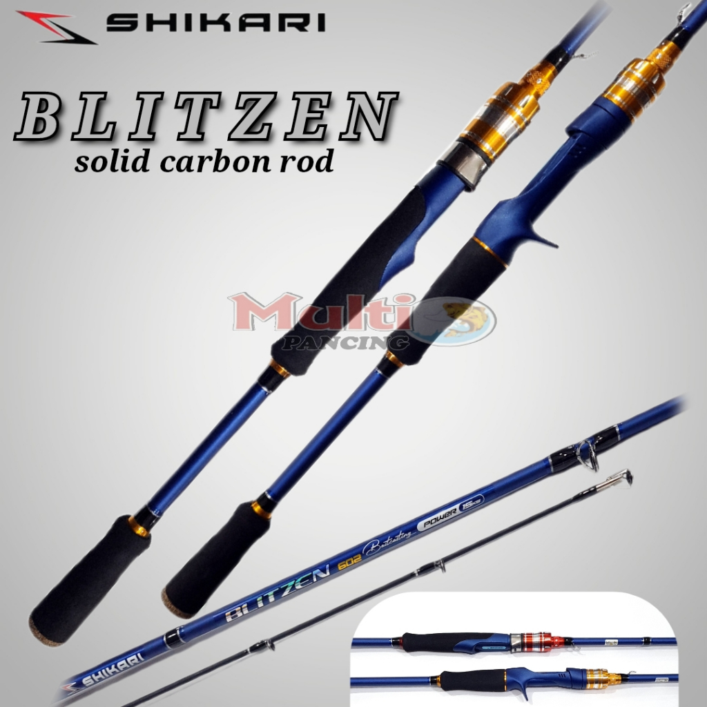 Jual joran shikari BLITZEN spinning / BC solid carbon 180cm | Shopee ...