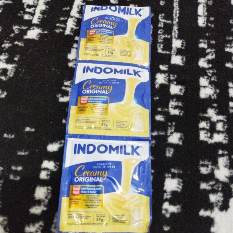 Jual indomilk sachet susu kental manis putih renceng isi 6 sachet ...