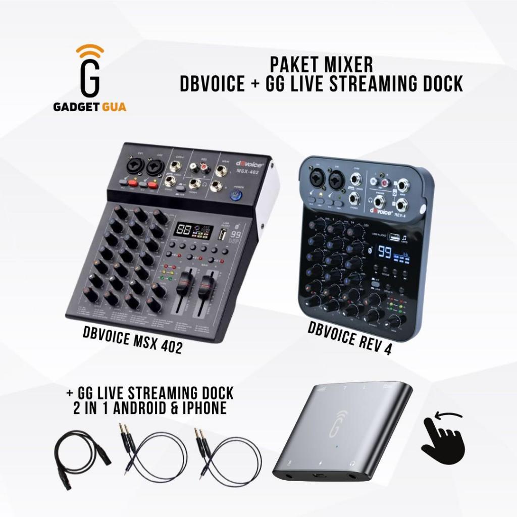 Jual PAKET LIVE STREAMING Mixer dBvoice + GG Live Stream Adapter (Belum ...