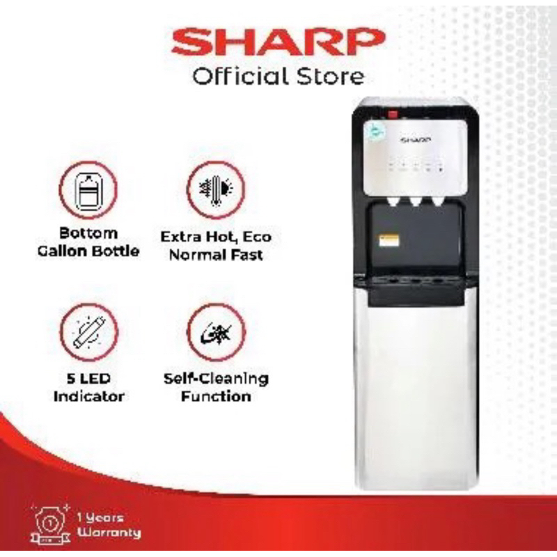 Jual Dispenser Sharp swd-88ehlsl galon bawah | Shopee Indonesia