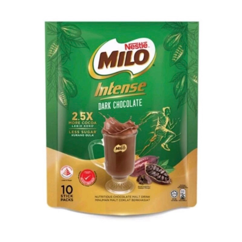 Jual Milo intense dark chocolate less sugar ed 07/25 | Shopee Indonesia