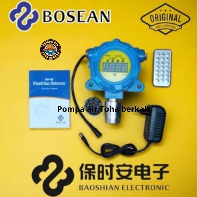 Jual Bosean BH60 Fixed Gas Detector H2S Hydrogen Sulfide BH-60 Sensor ...