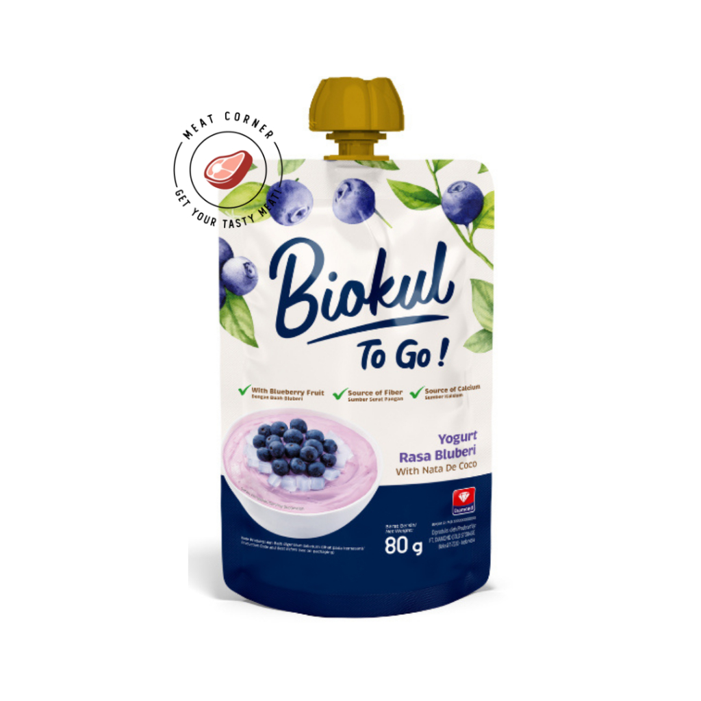 Jual Biokul Yogurt To Go 80 Gr Meat Corner BNI | Shopee Indonesia