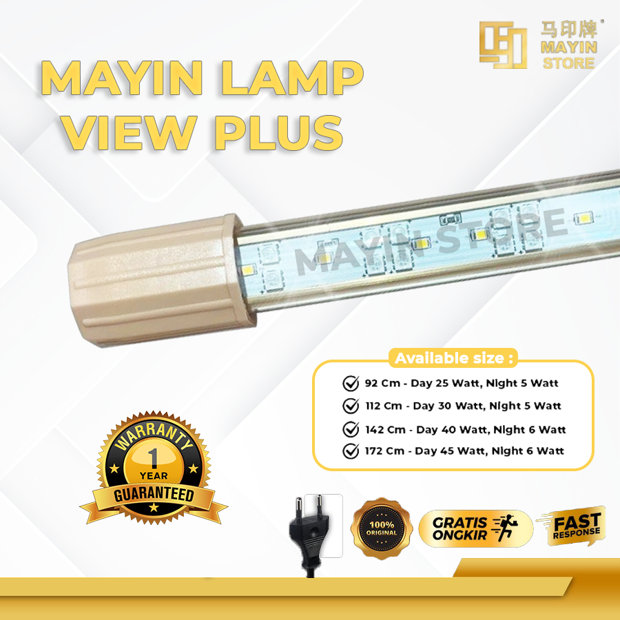 Jual MAYIN LAMP VIEW PLUS Lampu LED celup Dual Mode Day and Night ...