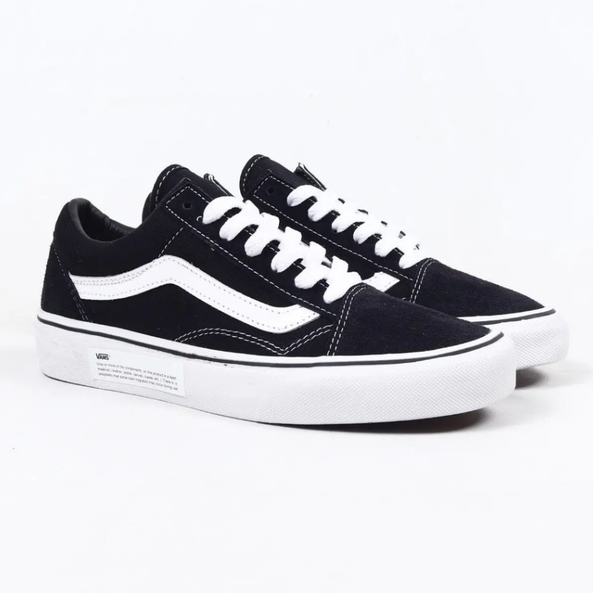 Jual Sepatu Casual Old School Black White Unisex Premium BNIB 100% ...