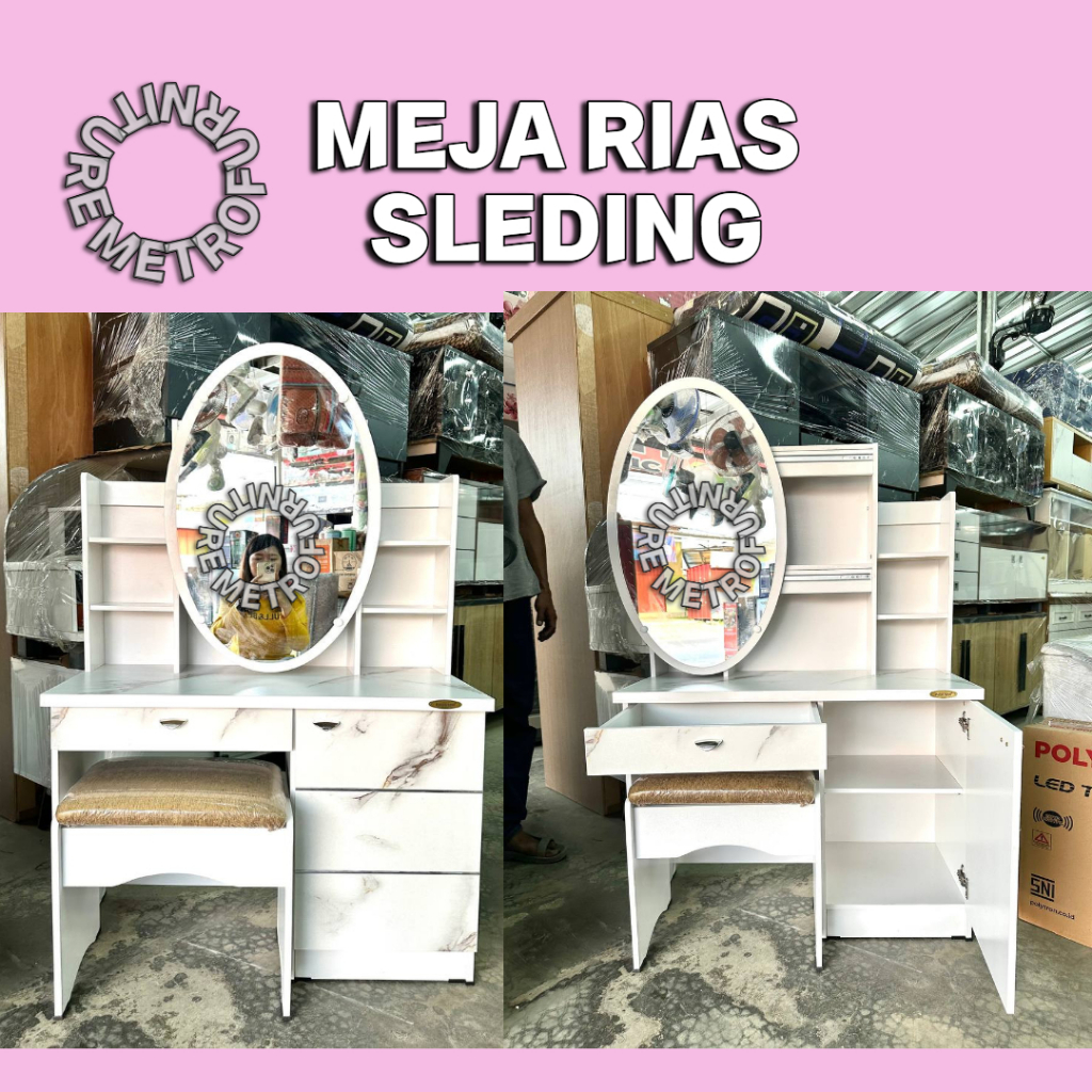 Jual MEJA RIAS SLEDING MEJA RIAS SLIDING MEJA RIAS MARMER FREE ONGKIR ...